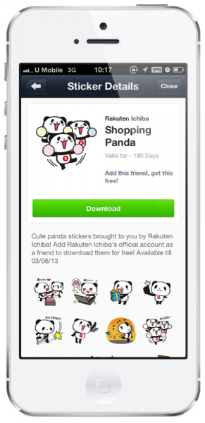 LINE Stickers Community: Free line stickers : Shopping Panda line stickers