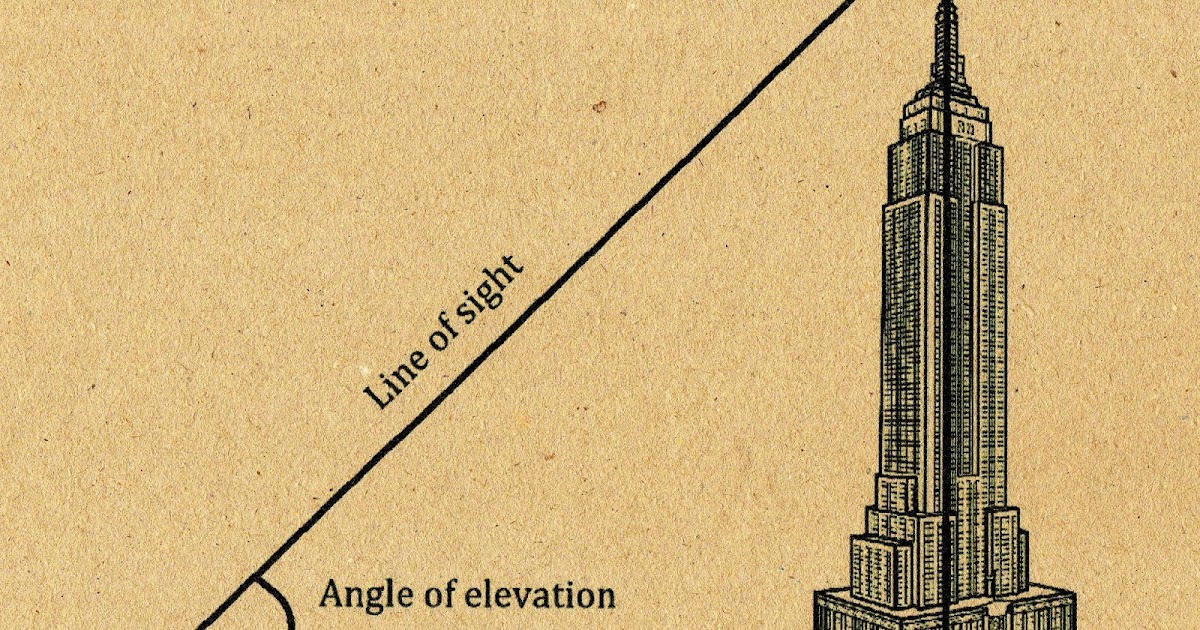 HEIGHTS AND DISTANCES AND THE APPLICATIONS OF TRIGONOMETRY