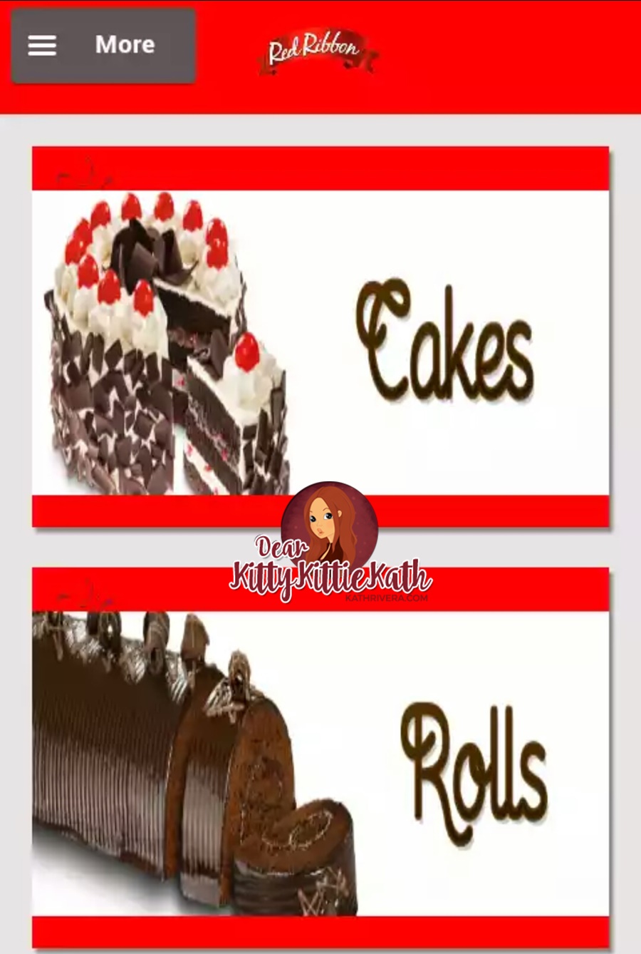 Red Ribbon Flagship Store at SM Megamall | Dear Kitty Kittie Kath- Top ...