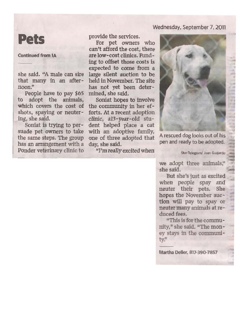 The Justin Animal Alliance: JAA in the News