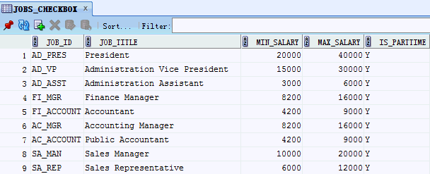 Table 组件使用指南：使用checkbox组件保存和显示boolean类型字段checkbox 如何支持integerboolean 2457