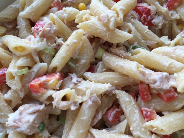 Tuna Crunch Pasta Salad