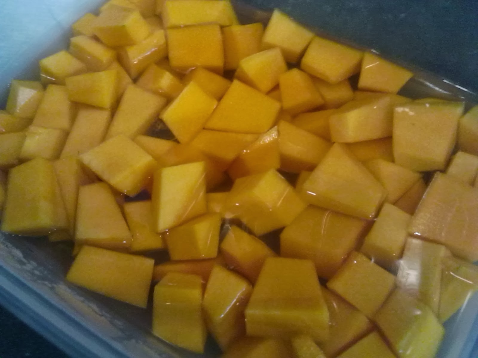 Southern Forager: How to Cube a Pumpkin for Canning or Freezing