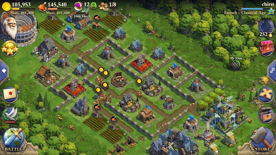 Few more base Layout ideas for your Classical Age - DomiNations Guides