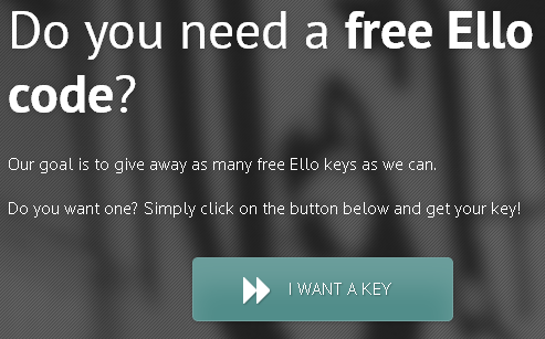 Ello.co free registration/invitation code, How to register a free ...