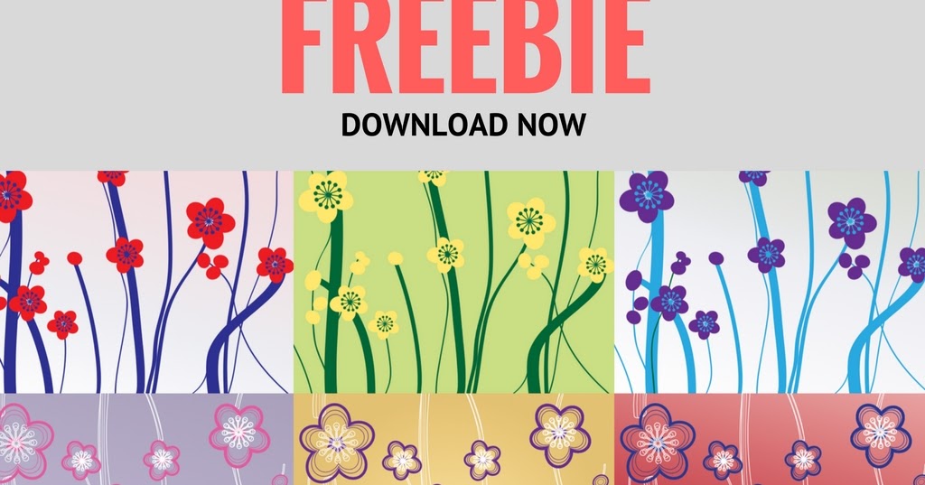 6 Awesome Flowers Background Freebie | FromDev