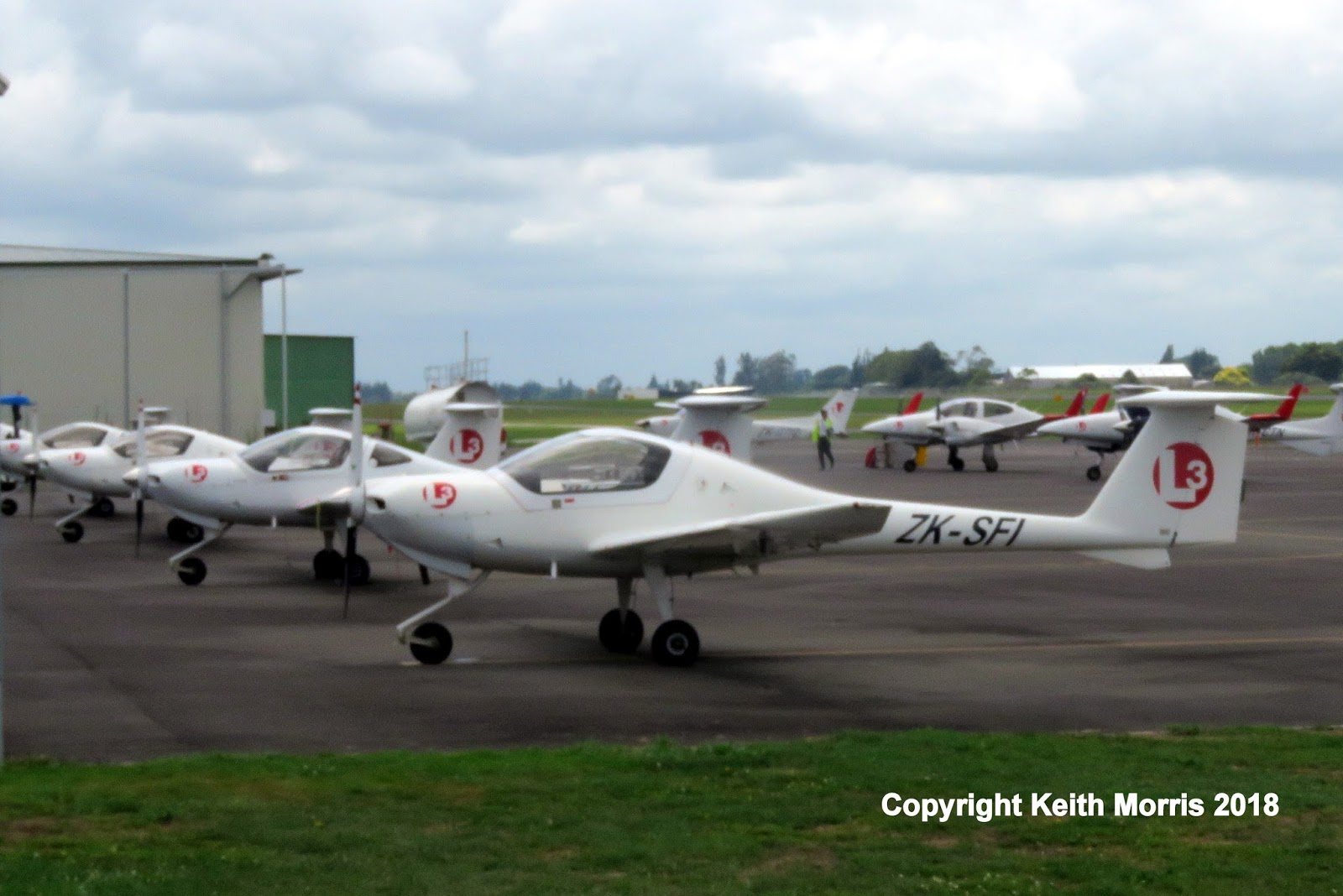 NZ Civil Aircraft: L3 Airline Academy at Hamilton 25-1-2018