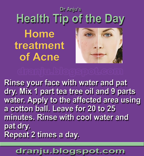 Dr. Anju's Health Tips: Health Tip of The Day - 3rd June