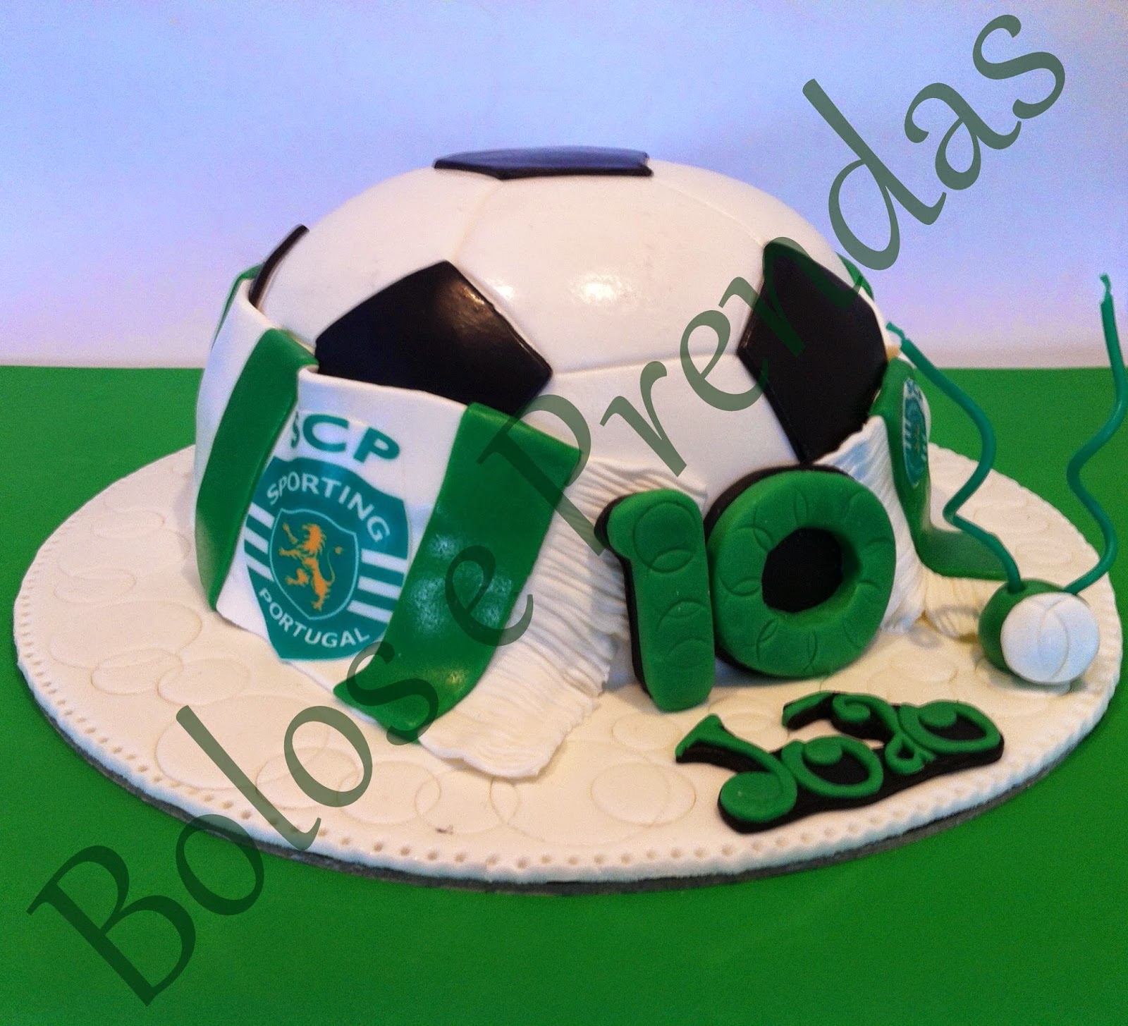 Carla Moreira - Cake Designer: Bolo Sporting