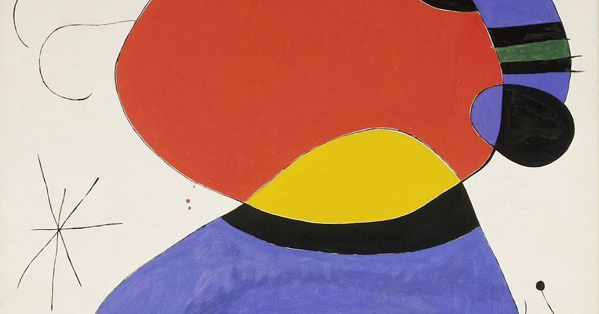 Enjoy some Damn Fine Art : Joan Miró. Woman with Three Hairs Surrounded ...