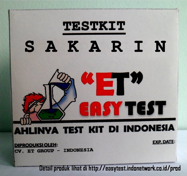 Test Kit Sakarin - Easy Test | Food Safety | Food Additives | Dangerous ...
