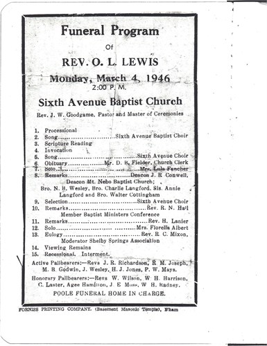 NoTeS To MySeLf...: Funeral Card Friday #1