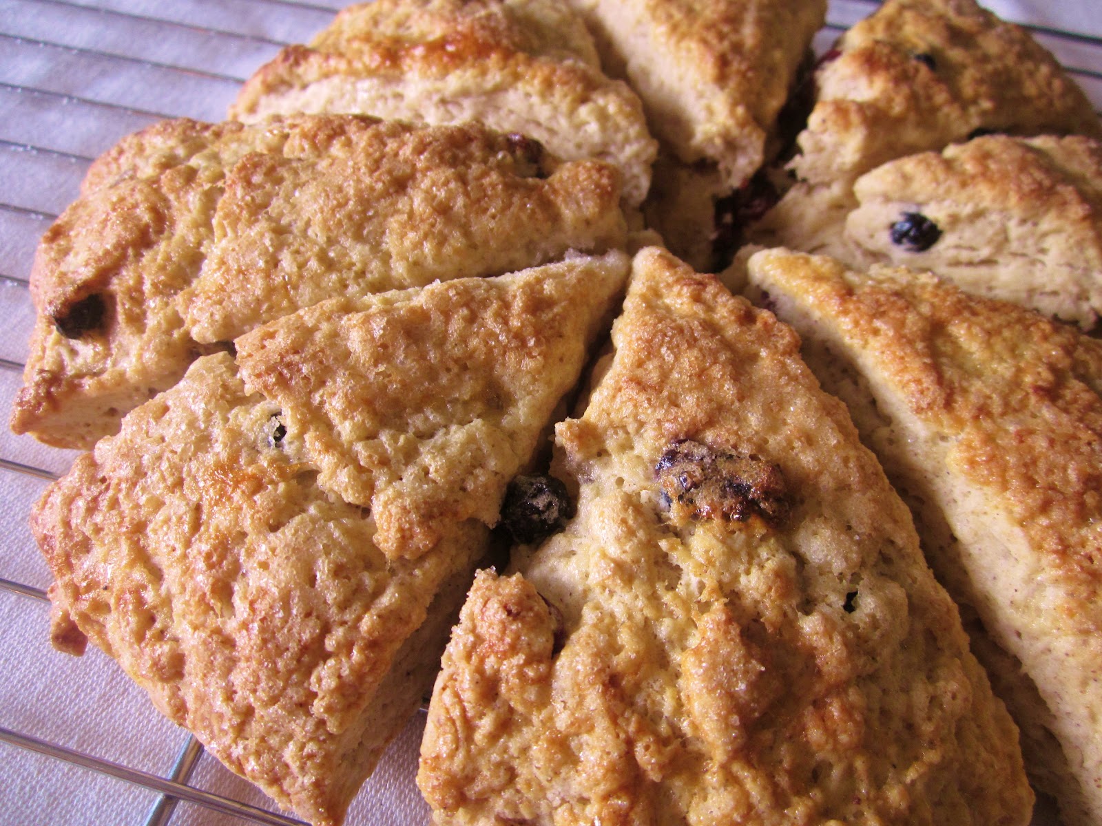 Dimples & Delights: Ginger Berry Scones