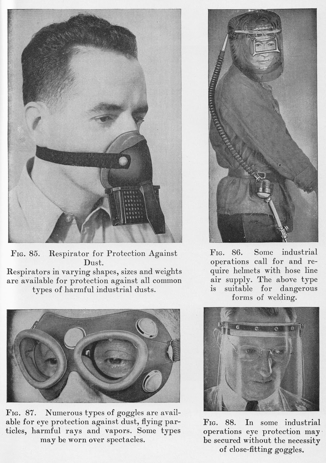 Progress is fine, but it's gone on for too long.: Face protection 1950