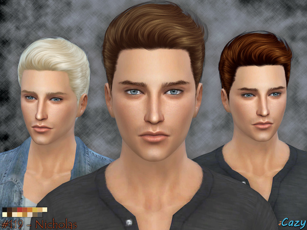 The Sims, Mods ®: Cabelos masculino para homens confiantes/ para TS4