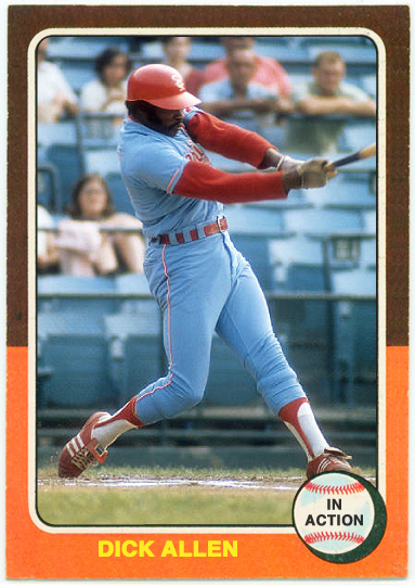 WHEN TOPPS HAD (BASE)BALLS!: 1975 IN-ACTION: DICK ALLEN
