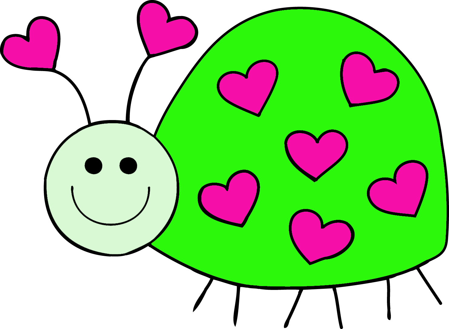 Granny Goes to School: Freebie Clip Art: Love Bugs #3