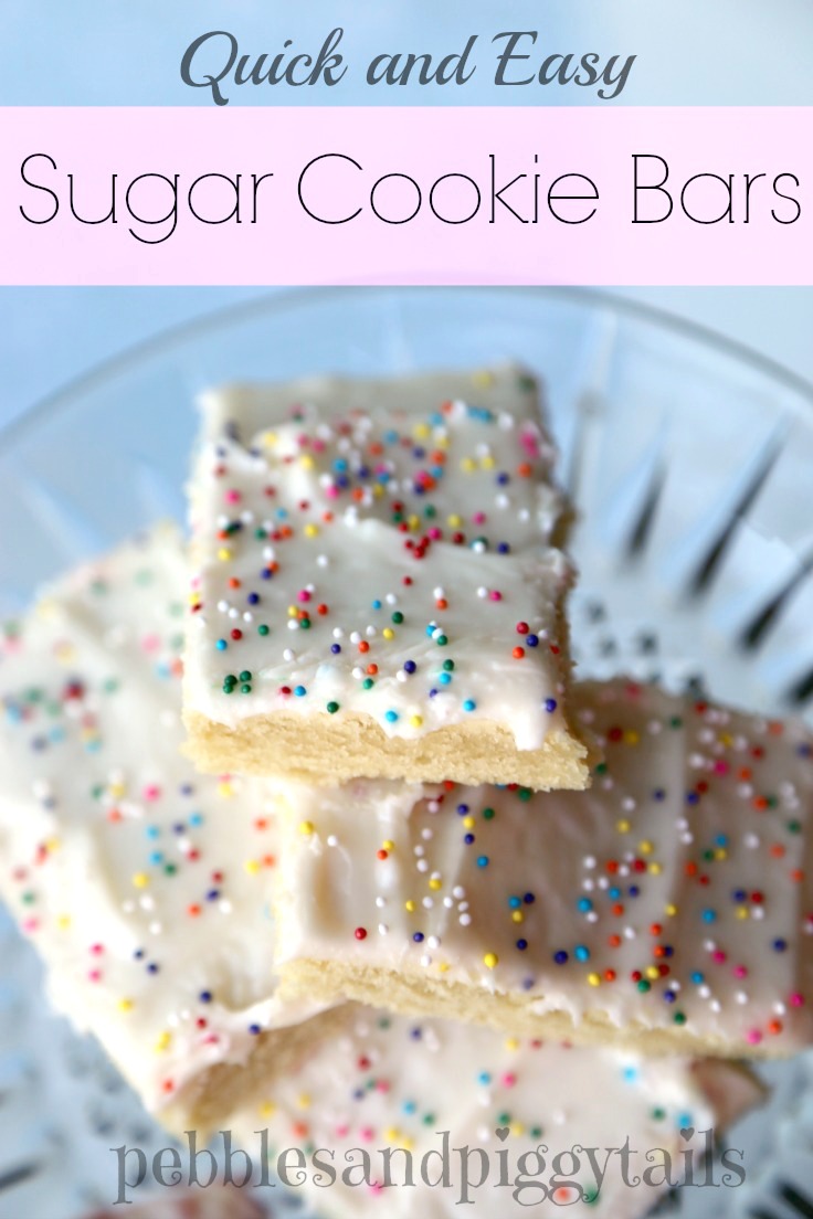 Quick and Easy Sugar Cookie Bars | Making Life Blissful