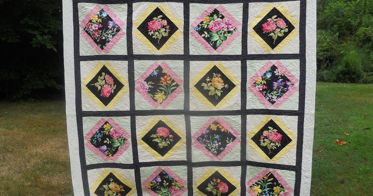 Kathy's Quilting Blog: Customer's Pink/Yellow Quilt Complete
