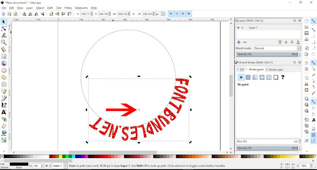How to Convert Text to Path in Inkscape | Design Bundles