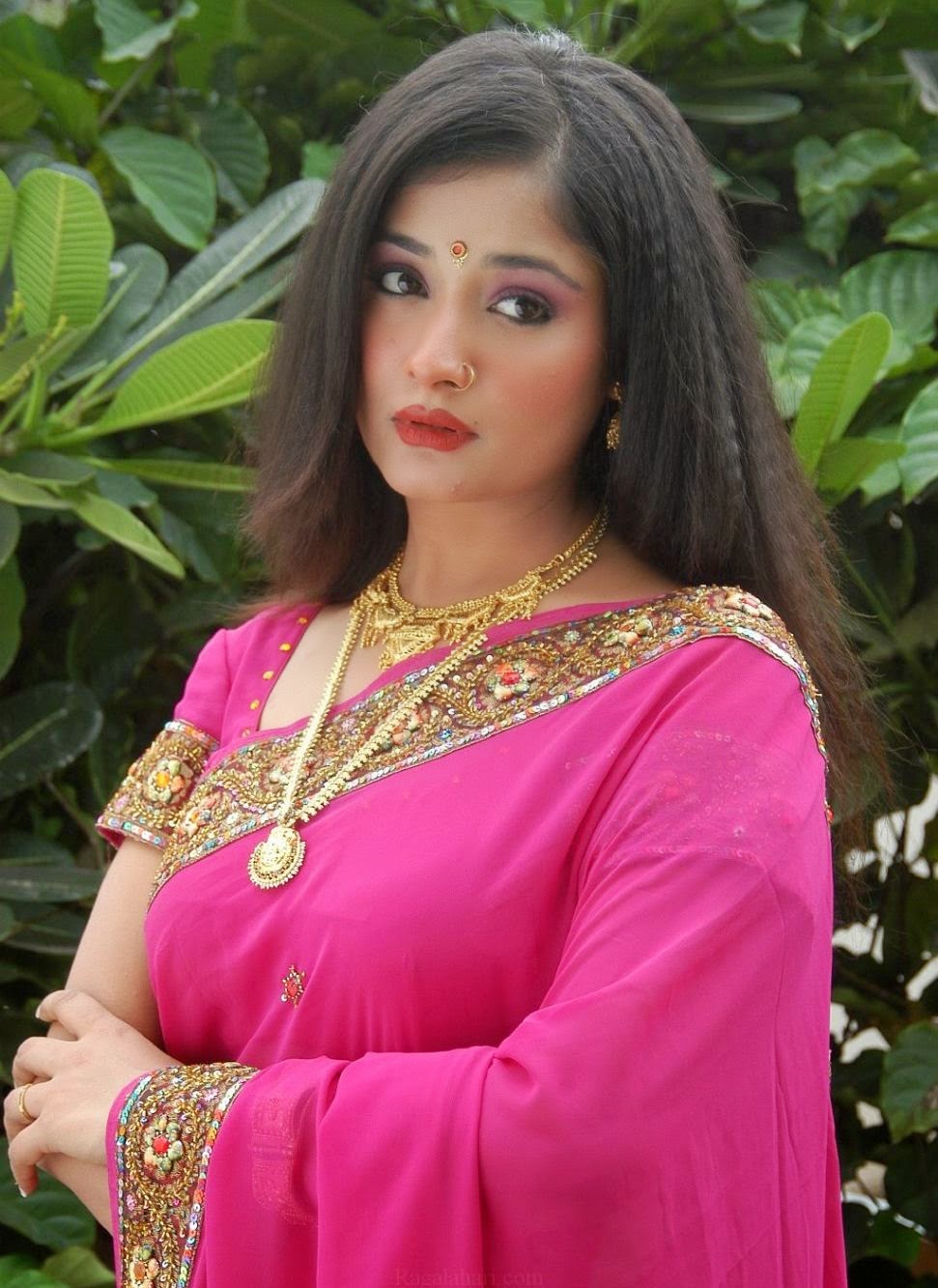 Kiran Rathod Hot in Pink Saree | Indian Actress Sarees