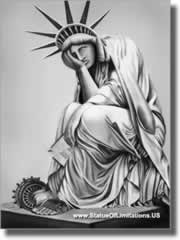 Rare photos of the Statue of Liberty under construction in 1883