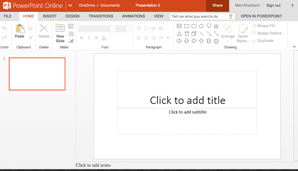 Accessing The Free Online Version Of Microsoft Powerpoint Accessing The Free Online Version Of Microsoft Powerpoint