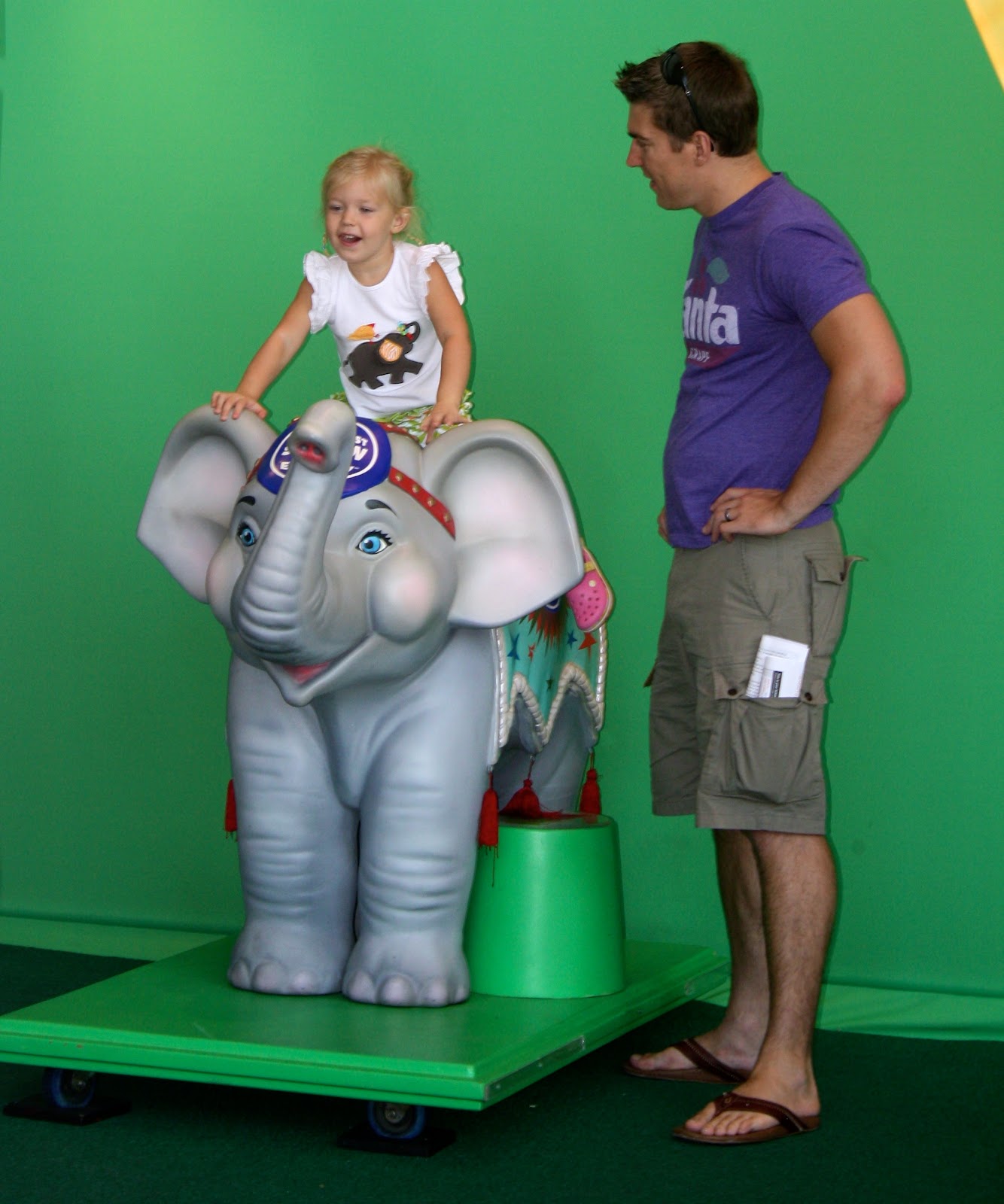 A Joyful Girl...: A Pyramid of Pachyderms