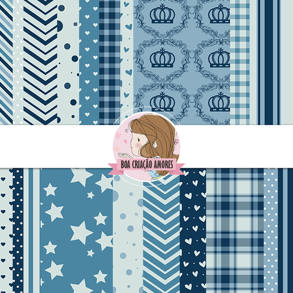 Digi Artes: Papel Digital - Azul