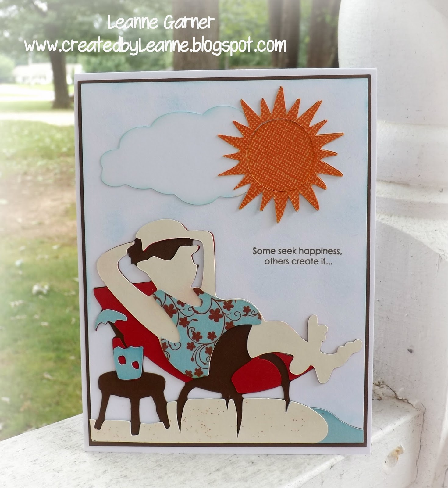 Obsessed with Scrapbooking: Fun in The Sun Masculine Card and GIVEAWAYS!
