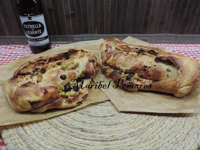 COCINANDO CON MARIBEL: Pan integral relleno de bacon, jamón de pavo ...