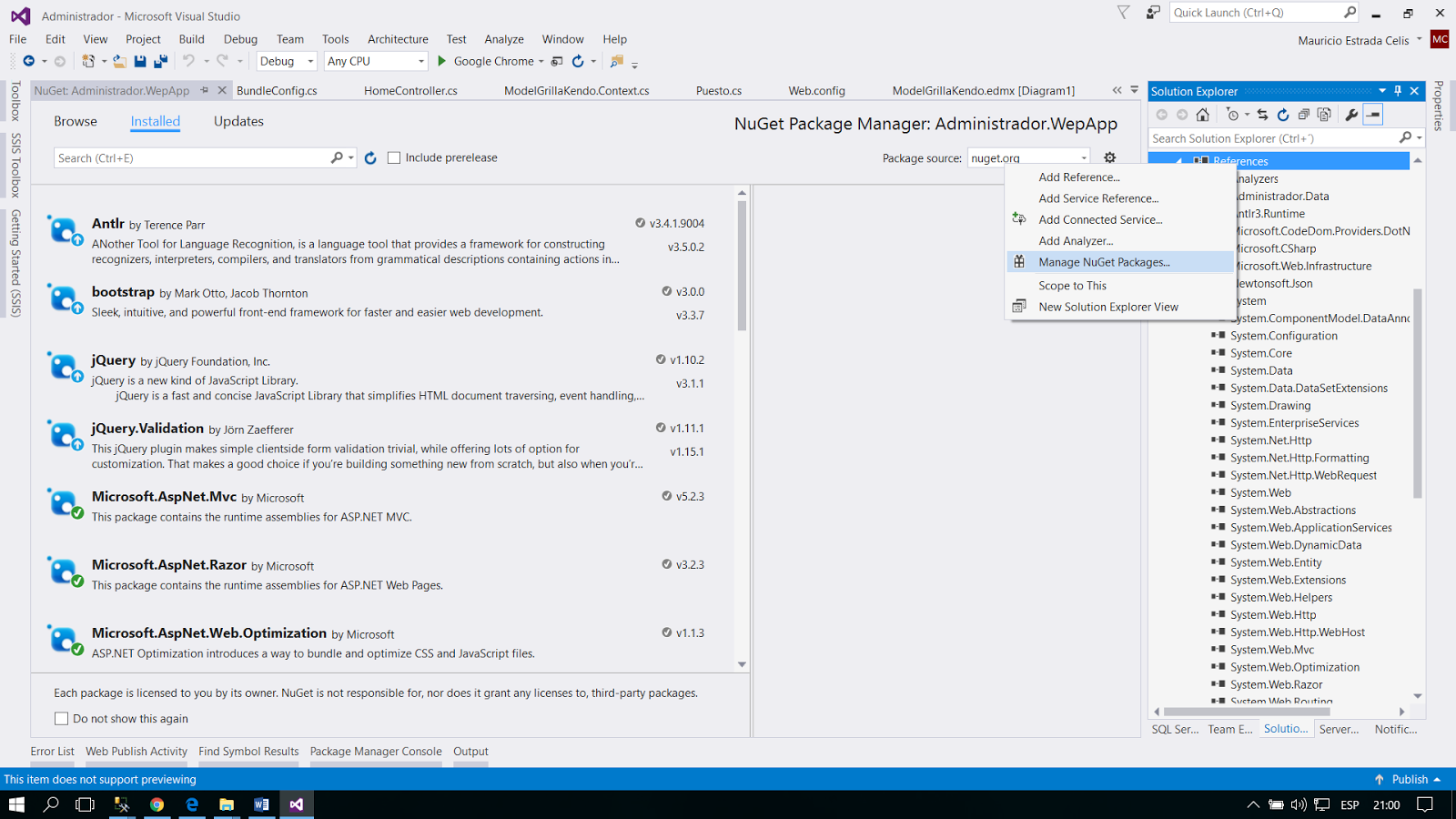 Programación Net Sql Server Crud Kendo Grid Aspnet Mvc Con Entity Framework A Sql Server