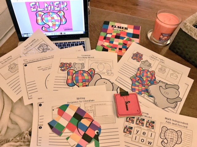 Primary Graffiti: Elmer {Low Prep Resources}