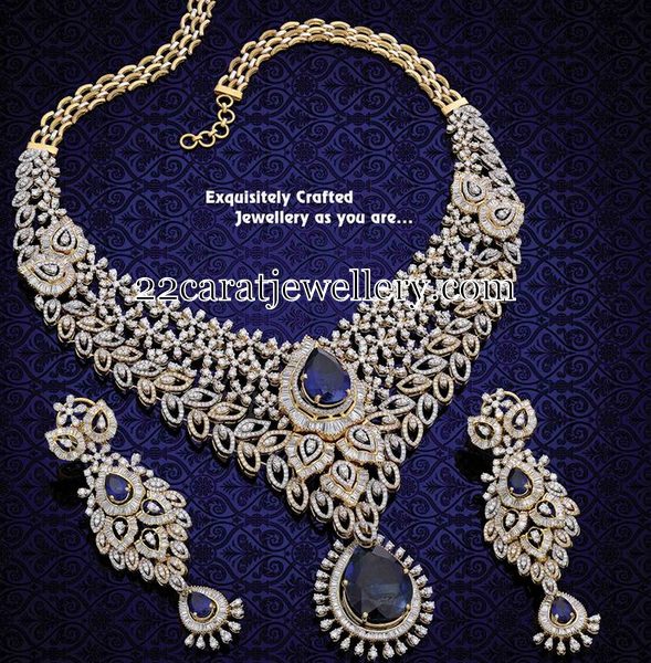 Exclusive Diamond Set by Mahalaxmi Jewels - Jewellery Designs