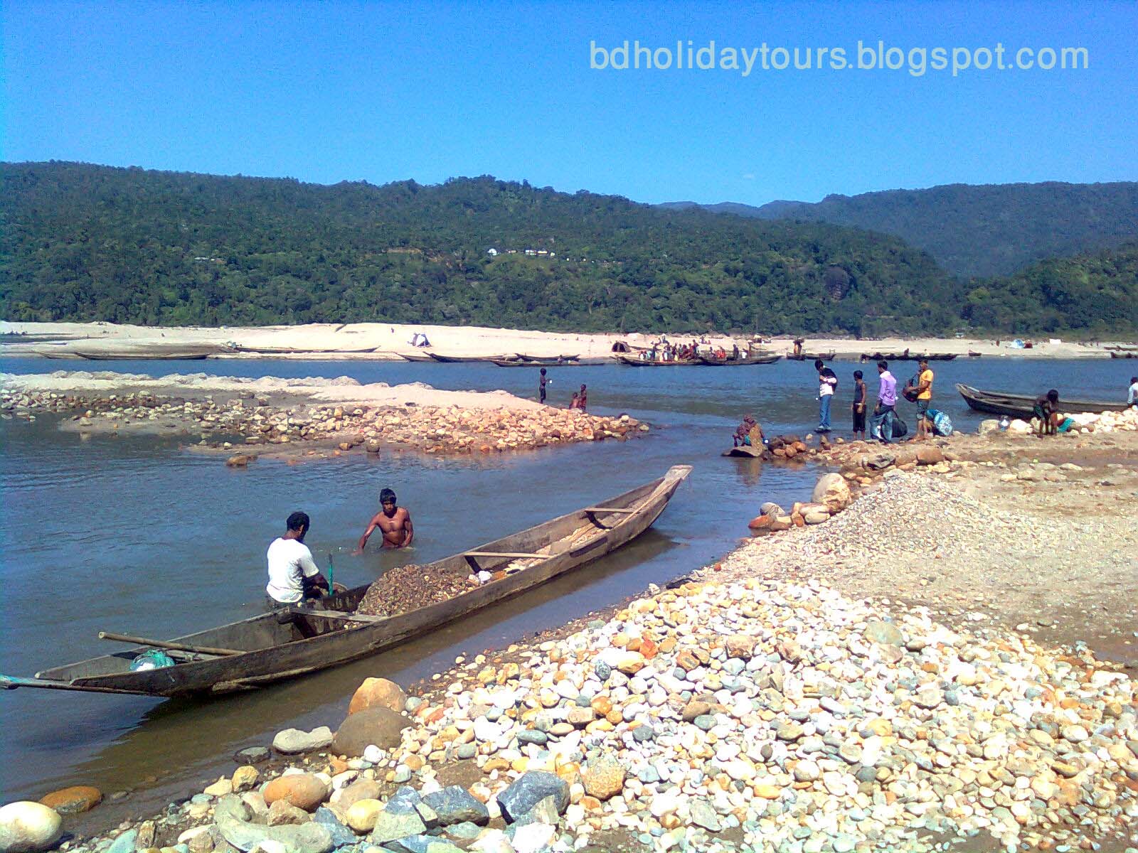 Bangladesh Tourism: Jaflong, Sylhet, Bangladesh