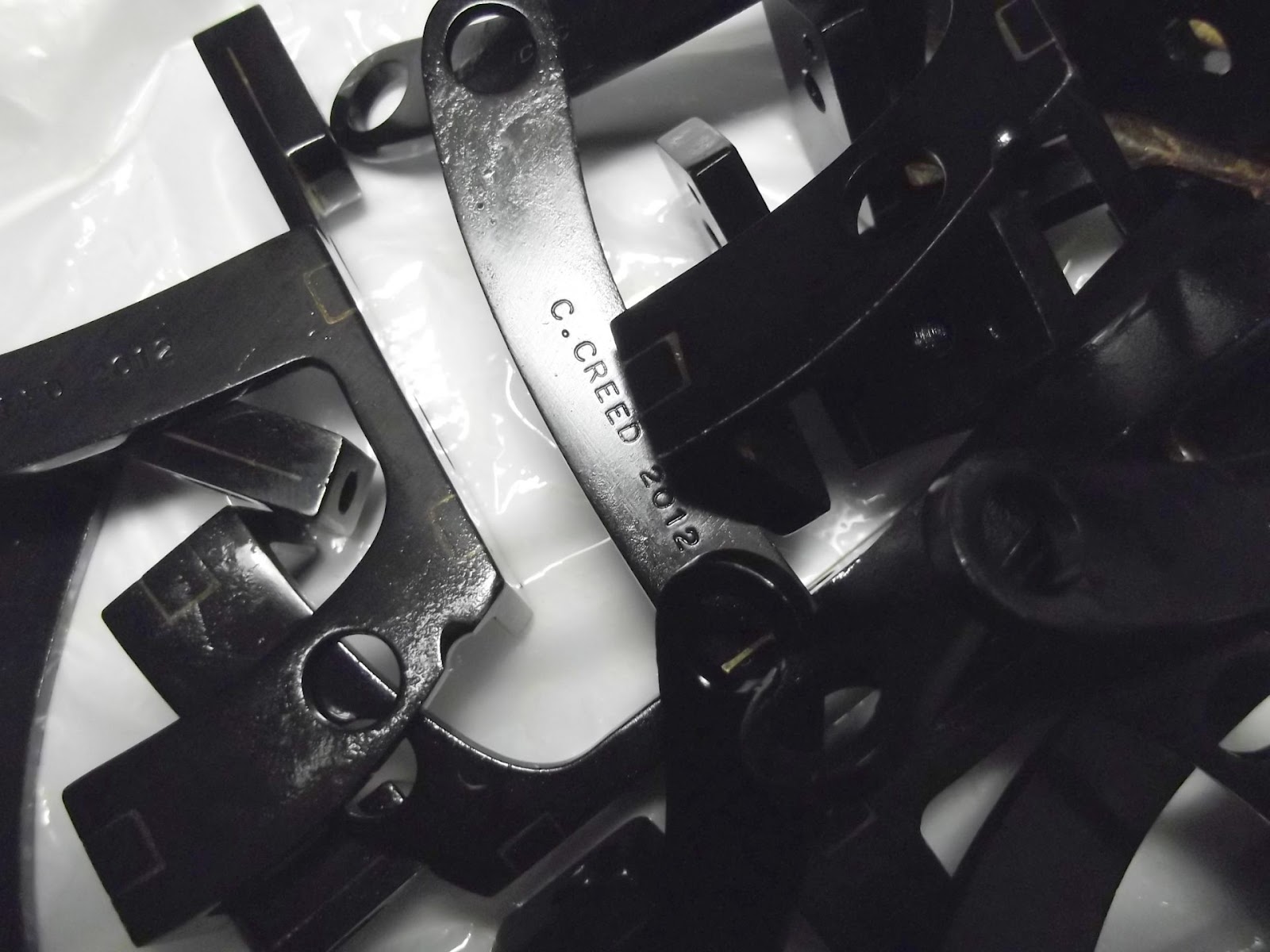 Tattoo Machines built by Colin Creed: Machine Building2...black oxide ...