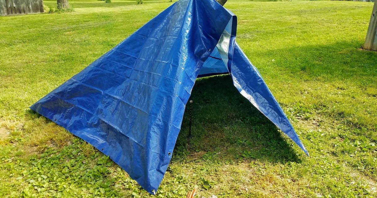 Tales From The Wood Booger: Backpacking DIY: Making A Tent With Tarp ...