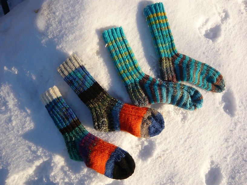 Dödergök: Två par raggsockor