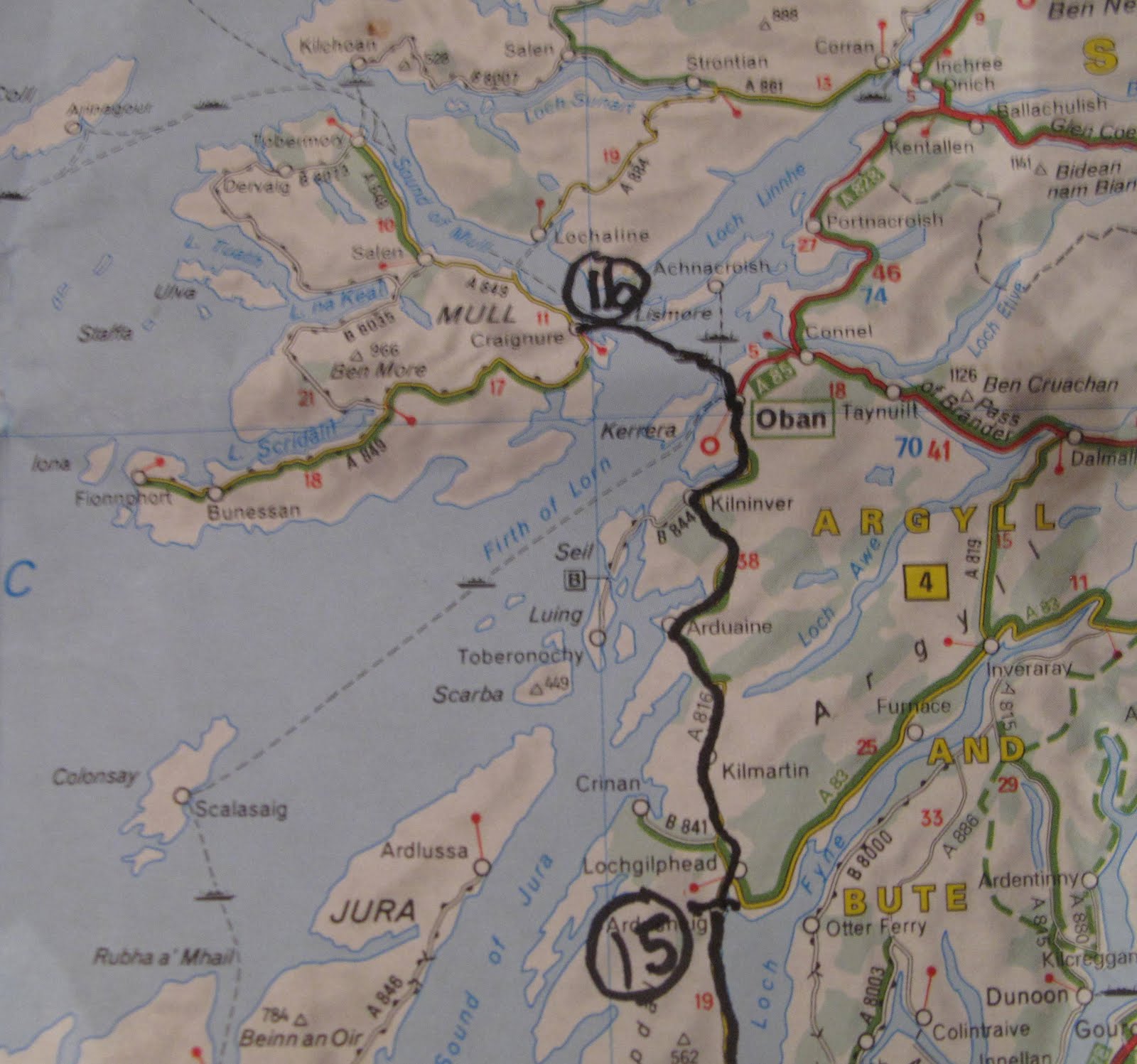 Ticket To Ride 2011: DAY 16 - Ardrishaig to Craignure (Isle of Mull)