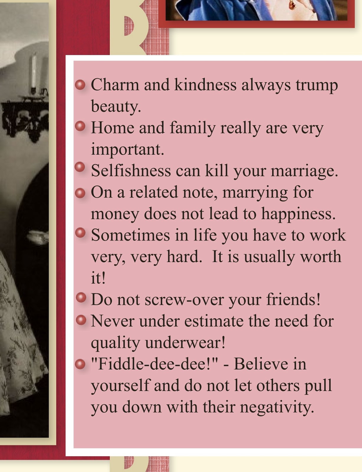 Life Lessons I Learned From Scarlett O'Hara ~ Busy with the Cricky