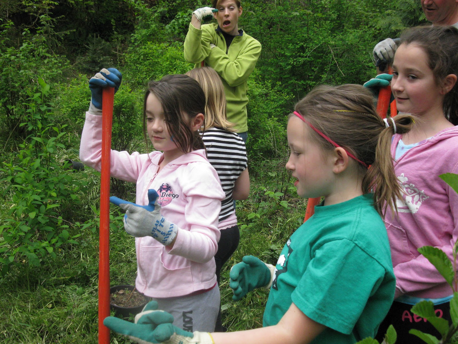 Avery and Annalise: Girl Scout Work Party
