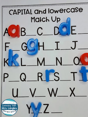 Cookie Sheet Alphabet Activities | Learning with Mrs. Langley