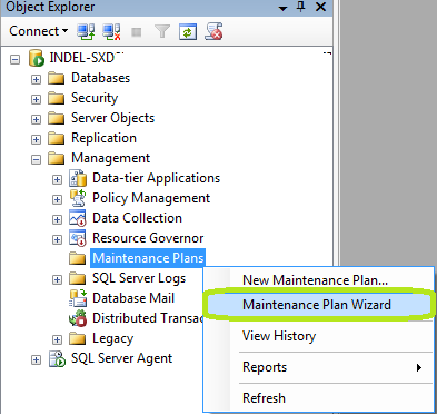 SQL Maintenance Plan with Database Mail.