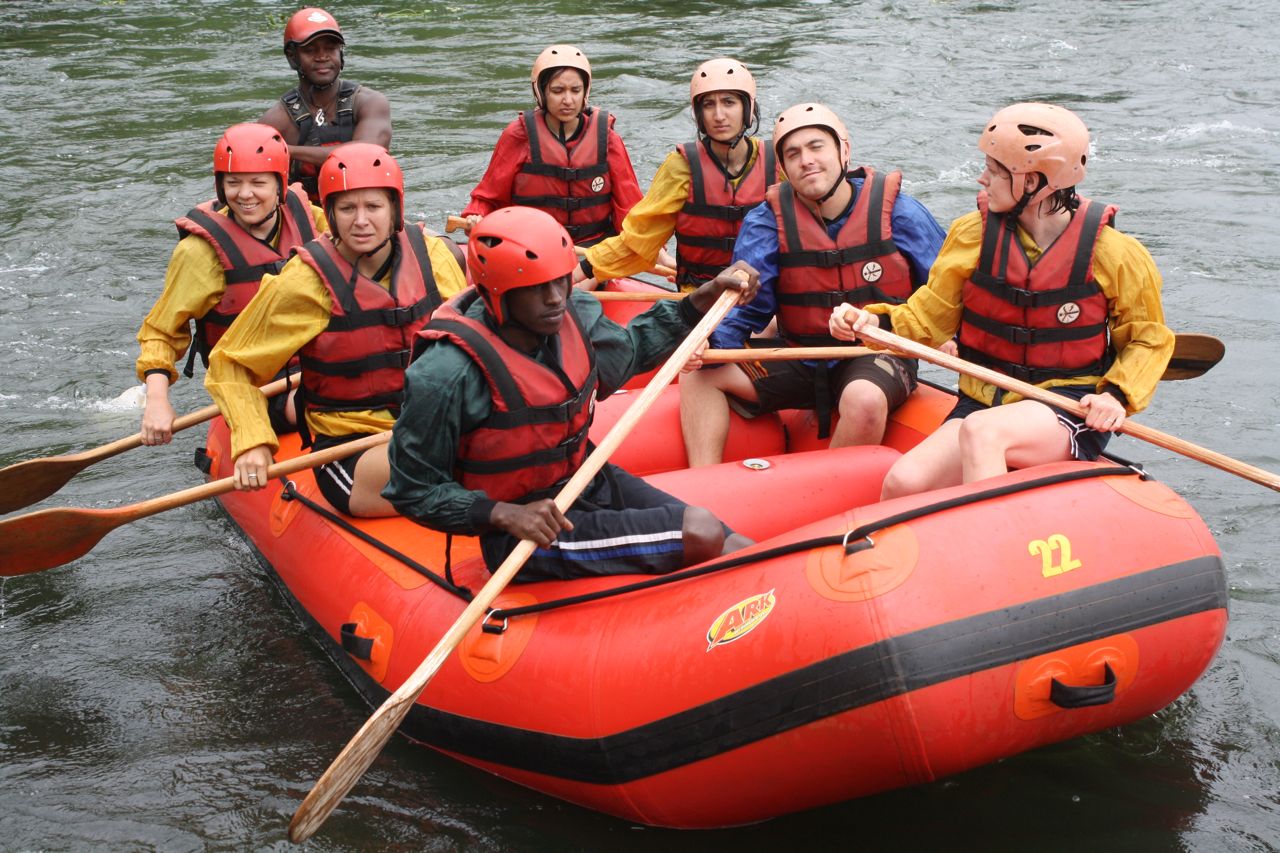 goldengreenandbluedays: Rafting the Nile..