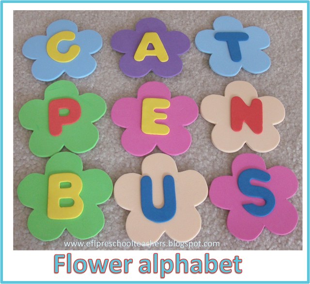 ESL/EFL Preschool Teachers: Flower Theme