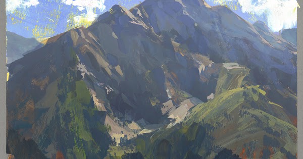 Land Sketch: Utah Mountains