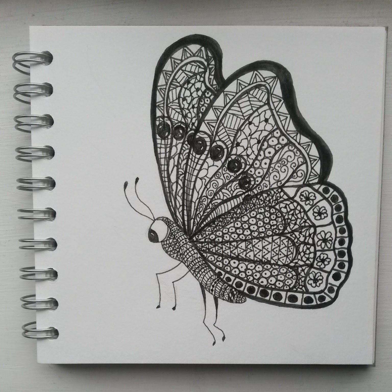 s e r e n e | s k e t c h e s: Zentangle insects