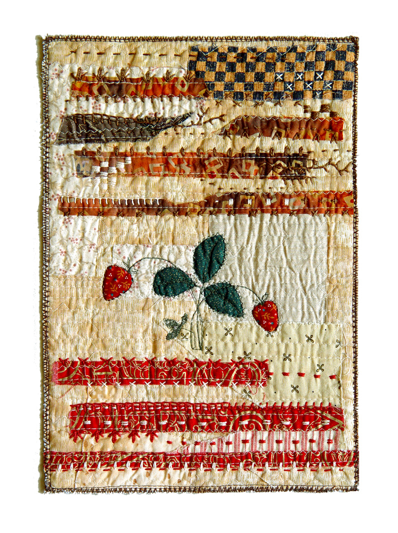 Modern Medieval strawberry mosaic / Średniowieczna truskawka dziś