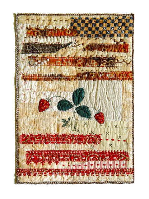 Modern Medieval strawberry mosaic / Średniowieczna truskawka dziś