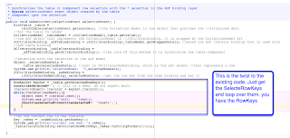 Born To DeBug: Custom SelectionListener for af:table with select many option. ADF BC 11g